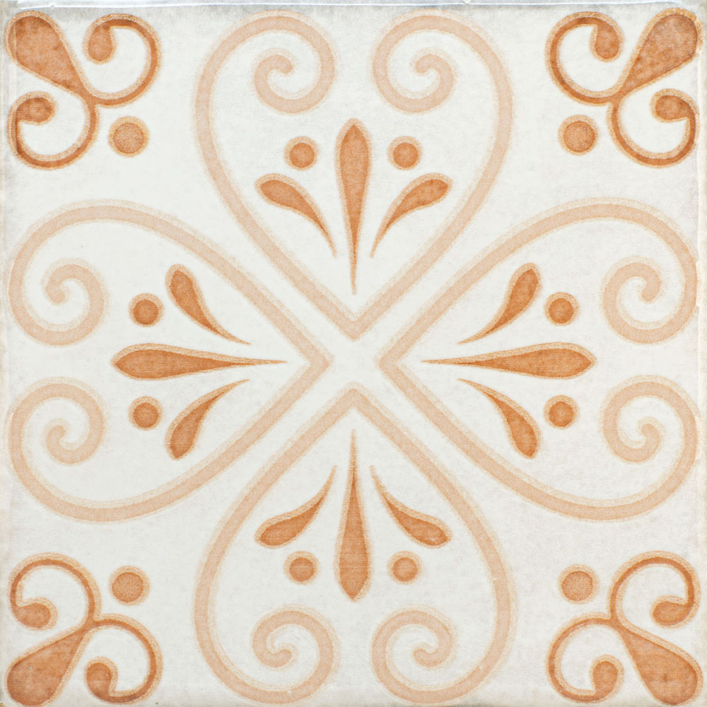 RV OLARIA DECOR CORAL 15,4X15,4 - Série OLARIA | Roca Brasil Cerámica